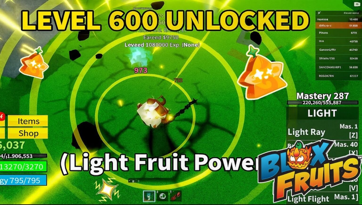Light Fruit Guide: Full Moveset & Stat Tutorials